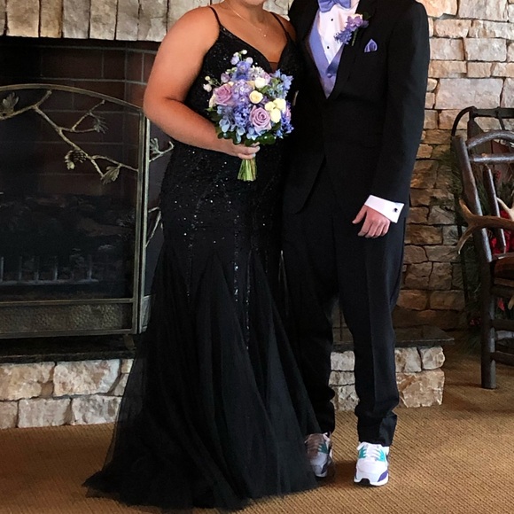 madison james | Dresses | Madison James Black Prom Dress | Poshmark